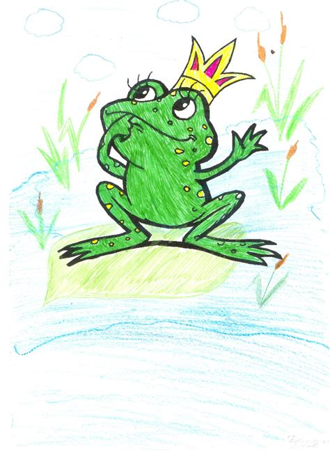 Рисунок для сказки царевна лягушка Zefirka Club фото и картинки