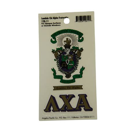 Lambda Chi Alpha Decal Sticker The Press Company