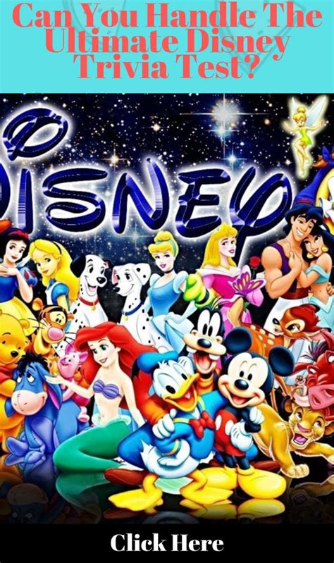 Can You Handle The Ultimate Disney Trivia Test Disney Quizzes Trivia