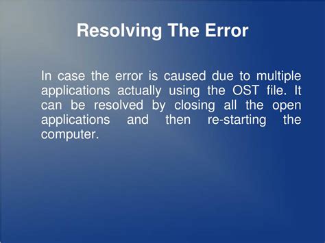 PPT How To Repair OST File Errors And Save In PST PowerPoint Presentation ID