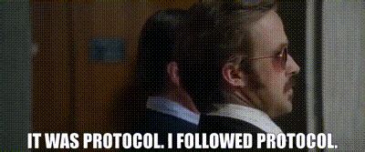 Yarn It Was Protocol I Followed Protocol The Nice Guys 2016