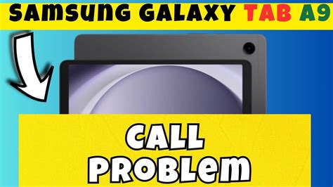 call problem samsung galaxy tab a9 how to solve call issues call