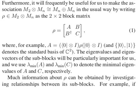 Density Matrix Formalism