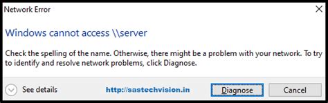 Fixed The Network Path Was Not Found Error X In Windows SAS Techvision