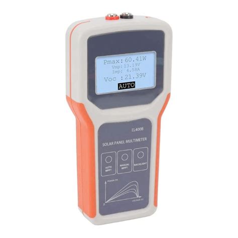 Lcd Solar Tester Digital Solar Power Meter Lcd Solar Panel Multimeter Solar Pv Panel Mppt
