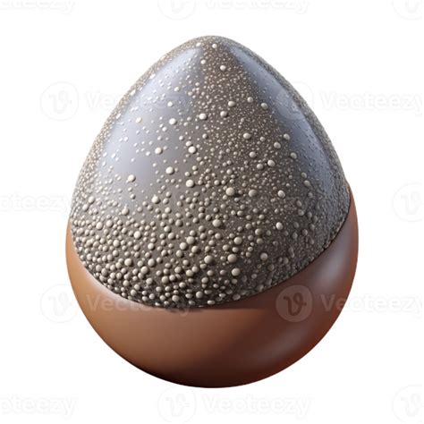 Spectacular Mysterious Bohemian Ultra Detailed Isolated Cutout Of A Single Miniature Black