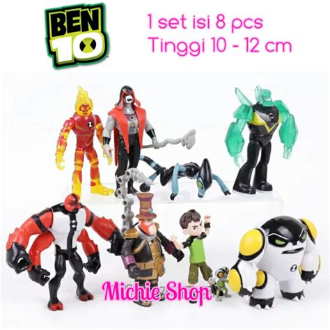 Jual Figure Ben 10 Super Beast Set 8 Pcs Shopee Indonesia