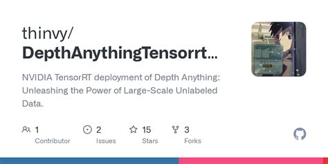 Github Thinvy Depthanythingtensorrtdeploy Nvidia Tensorrt Deployment Of Depth Anything