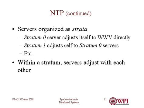 synchronization in distributed systems cs4513 distributed computing systems