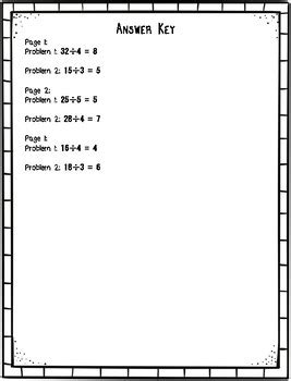 Division Word Problems With Arrays Easy By NewEnglandTeacher TpT
