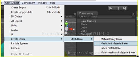 Unity 多个mesh合并——mesh Bakermeshbaker后mesh Csdn博客
