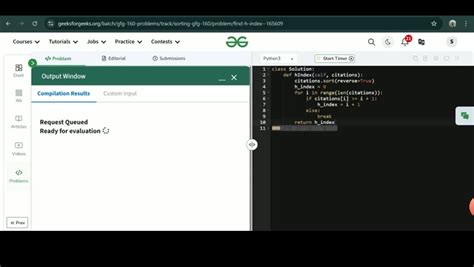 Gfg160 Geeksforgeeks Geeksstreak2024 Codingchallenge Sriram T