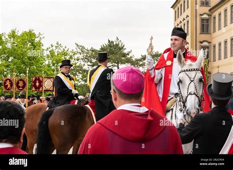 Weingarten Germany 19th May 2023 Dean Ekkehard Schmid Holds The