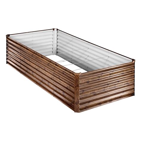 Vevor Galvanized Raised Garden Bed 8 X 4 X 2 Ft Rectangular Metal