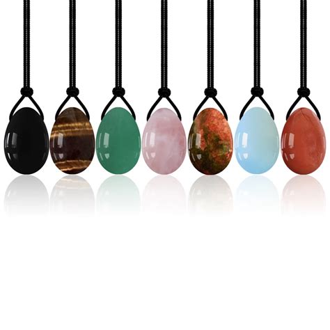 여성용 요니 에그 로즈 쿼츠 옥 에그 드릴 자수정 벤와 볼 케겔 운동 천연 크리스탈 스톤 에그 45x30mm마사지 볼 Aliexpress