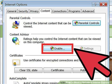 How To Block A Website In Internet Explorer Steps
