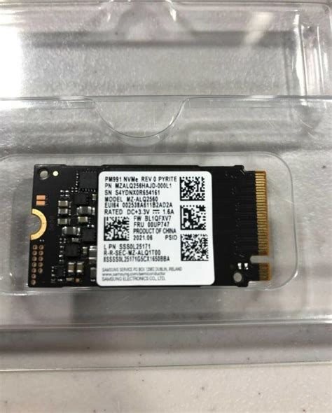 Samsung SSD 256GB PM991 M.2 2242 42mm PCIe 3.0 x4 NVMe MZALQ256HAJD MZ ...