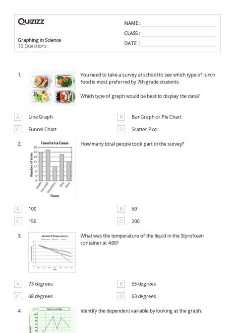 50 Data And Graphing Worksheets For 6th Grade On Quizizz Free And Printable