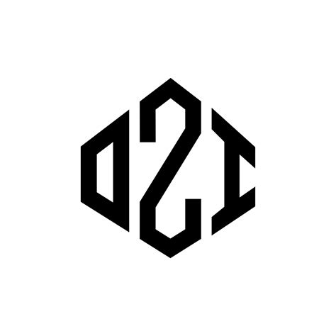 Cr Ation De Logo De Lettre Ozi Avec Forme De Polygone Cr Ation De Logo