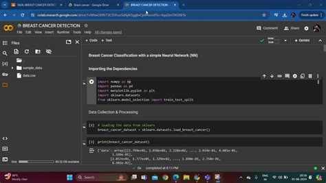 Completed Breast Cancer Detection Internship At Internpe Dandangi