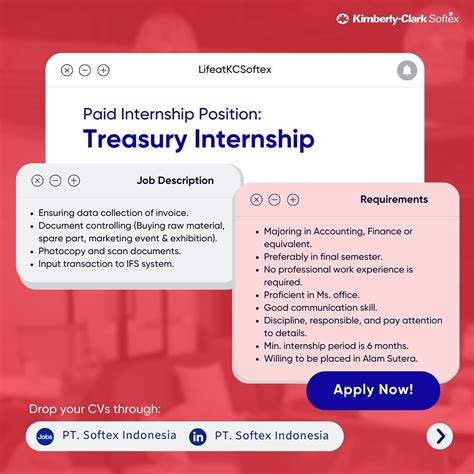 Hr Recruitment Internship Treasury Internship Procurement Internship