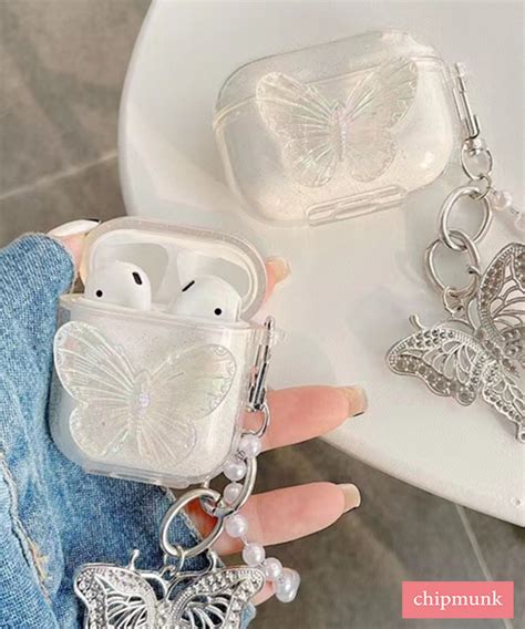 🚀당일출고 키링증정 ️ 나비 에어팟 나비 키링 세트 에어팟 1세대 2세대 3세대 프로 하드 케이스 버즈 라이브 버즈프로 버즈프로