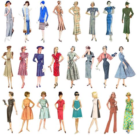 20th Century Fashion Eras — Tuppence Hapenny Vintage Modegeschichte Vintage Outfits Vintage