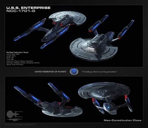 Neo Constitution Class Enterprise G Star Trek Starships