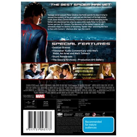 The Amazing Spider Man Dvd Big W