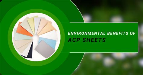 The Environmental Benefits Of ACP Sheets All About ACP S