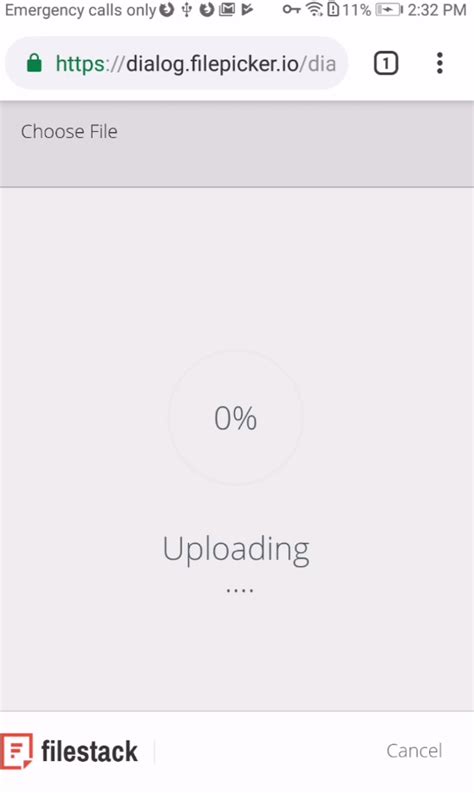 Firefox Browser Not Supported For Uploading
