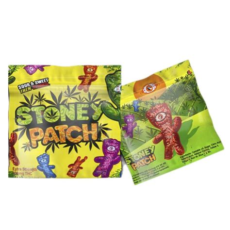 Stoney Patch Packaging 350mg 500mg Mylar Bags