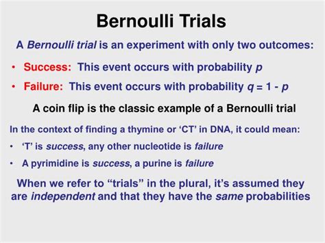 Ppt Bernoulli Trials Powerpoint Presentation Free Download Id 5326232