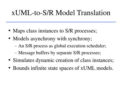 Ppt Model Checking For An Executable Subset Of Uml Powerpoint