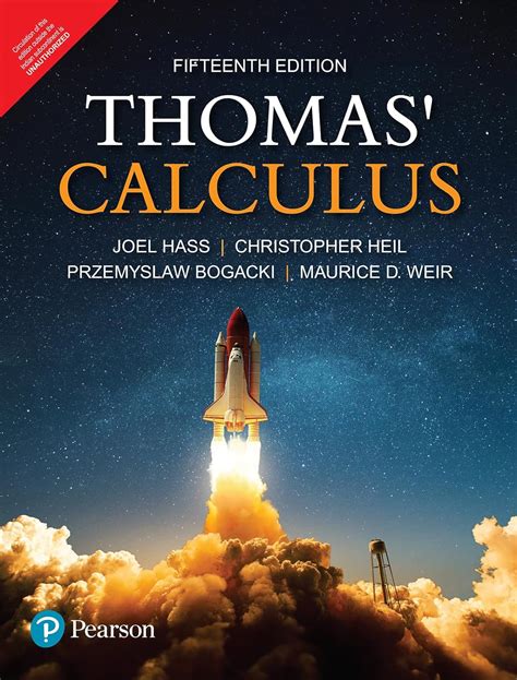 Thomas Calculus 15th Edition By Pearson Ebook Maurice D