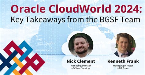 Oracle Cloudworld 2024 Key Takeaways From The Bgsf Team