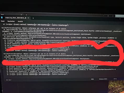 Nullreferenceexeption R7daystodie