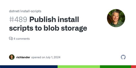 Publish Install Scripts To Blob Storage · Issue 489 · Dotnetinstall