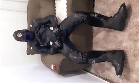 Biker Leather Gear X Smoking Marlboro Naked Handjob ThisVid