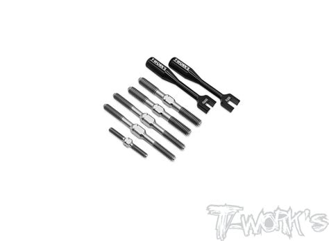 Tb 267 64 Titanium Turnbuckle Set For Team Associated Rc8 B4e T Works Products
