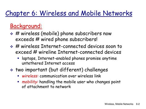 Ppt Chapter 6 Wireless And Mobile Networks Powerpoint Presentation Free Download Id 5779636