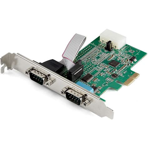 2 Port Pci Express Rs232 Serial Adapter Card Pcie Rs232 Serial Host Controller
