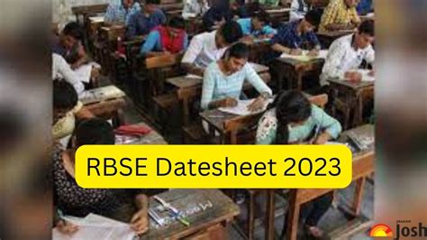 Rbse Datesheet 2023 Class 10 12 Timetable Released Get