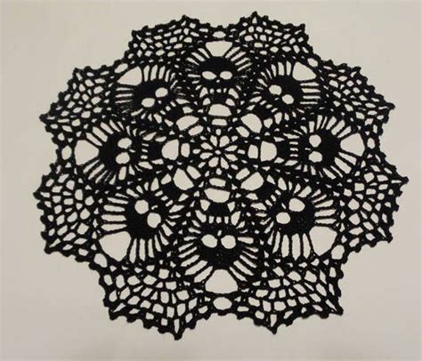 Doily Pattern Skull Doily Pattern Pdf Doily Pattern Only Words