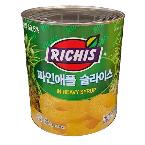리치스 파인애플 슬라이스 3062kg 배민 장보기∙쇼핑