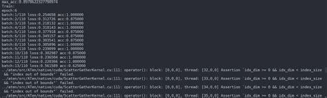 Device Side Assert Triggered · Issue 14 · Ada Shenicnn · Github