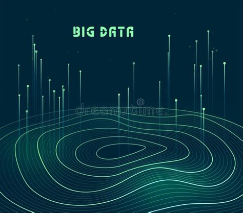 Abstract Data Transmission Visualization Stock Vector Illustration Of Graphic Movement 157153528