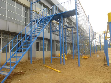 南昌师范学院高空心理行为训练组合架 沧州鑫狮健身拓展器械有限公司
