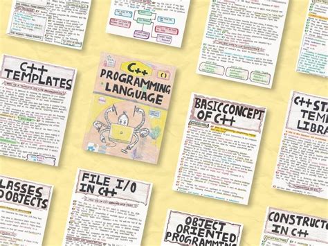 C Programming Language Oops Aesthetic Study Notes Pdf Newtondesk