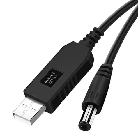 Кабель USB к DC для роутера, переходник шнур с 5V до 9V для модема ...